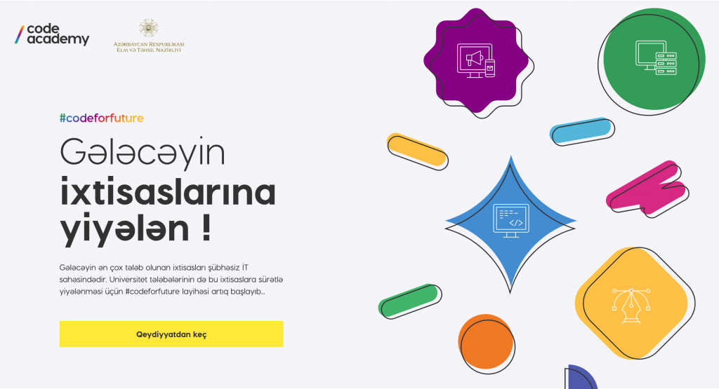 #codeforfuture - Gələcəyin ixtisaslarına yiyələn!